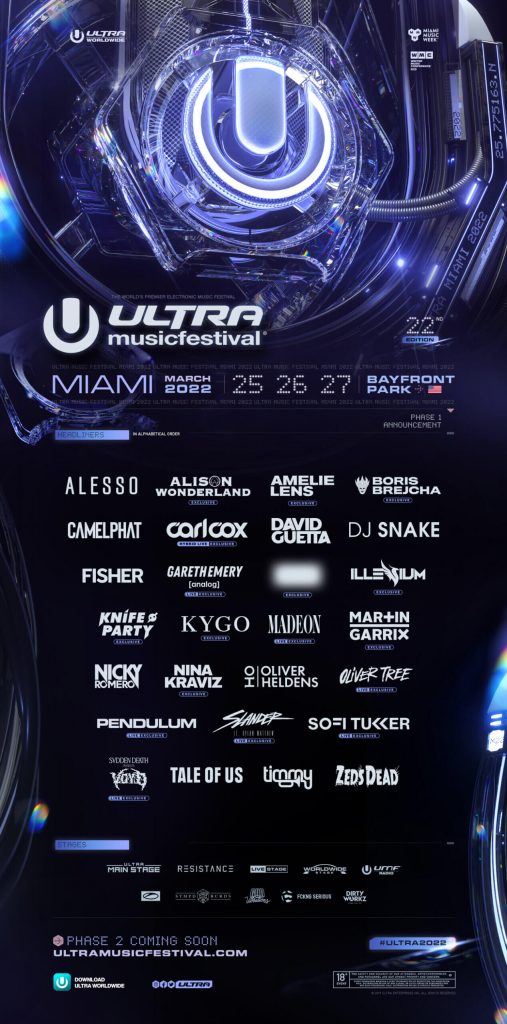 Ultra Miami anuncia a primeira fase de seu lineup com sets exclusivos ...